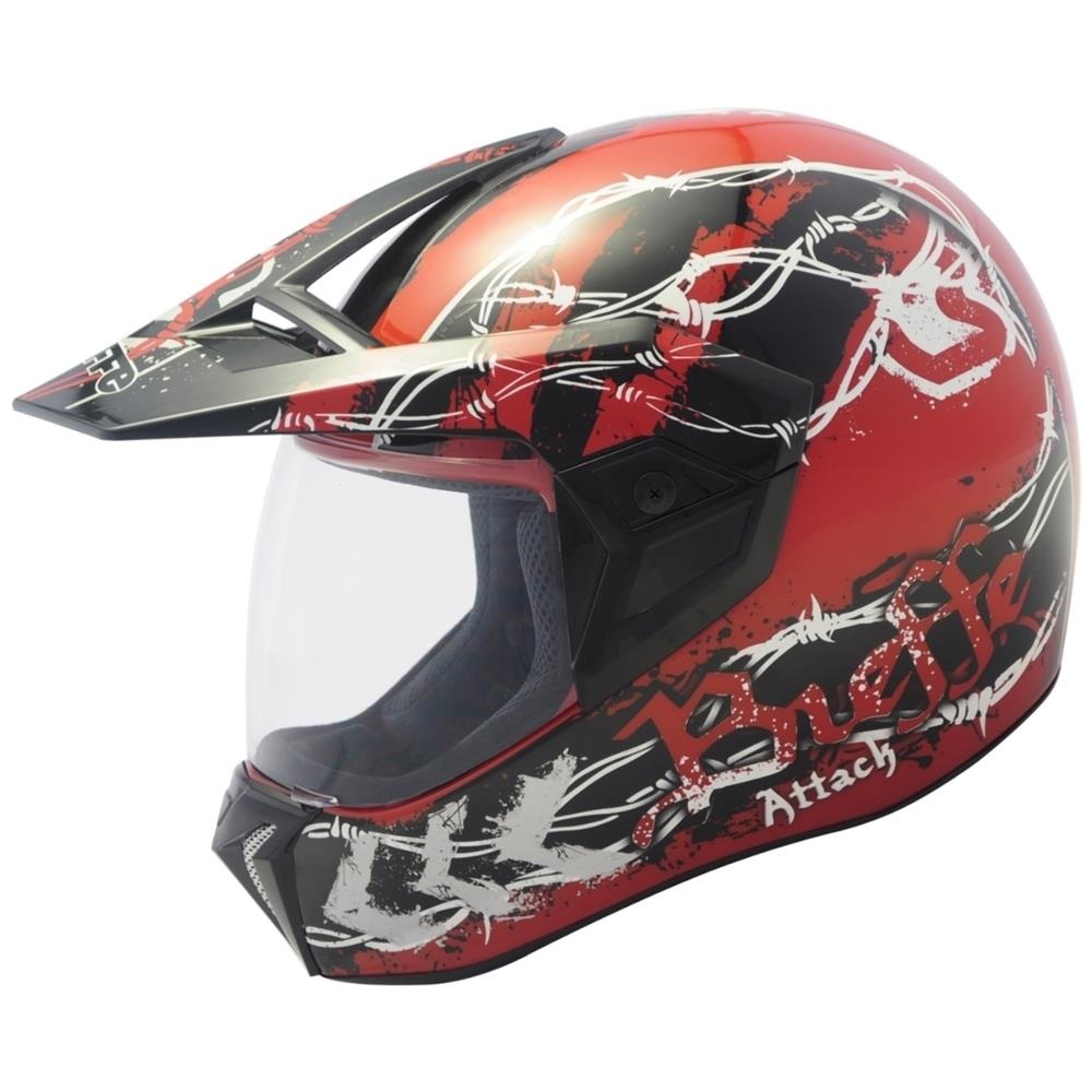 Capacete Bieffe 3 Sport Attack Vermelho/Preto