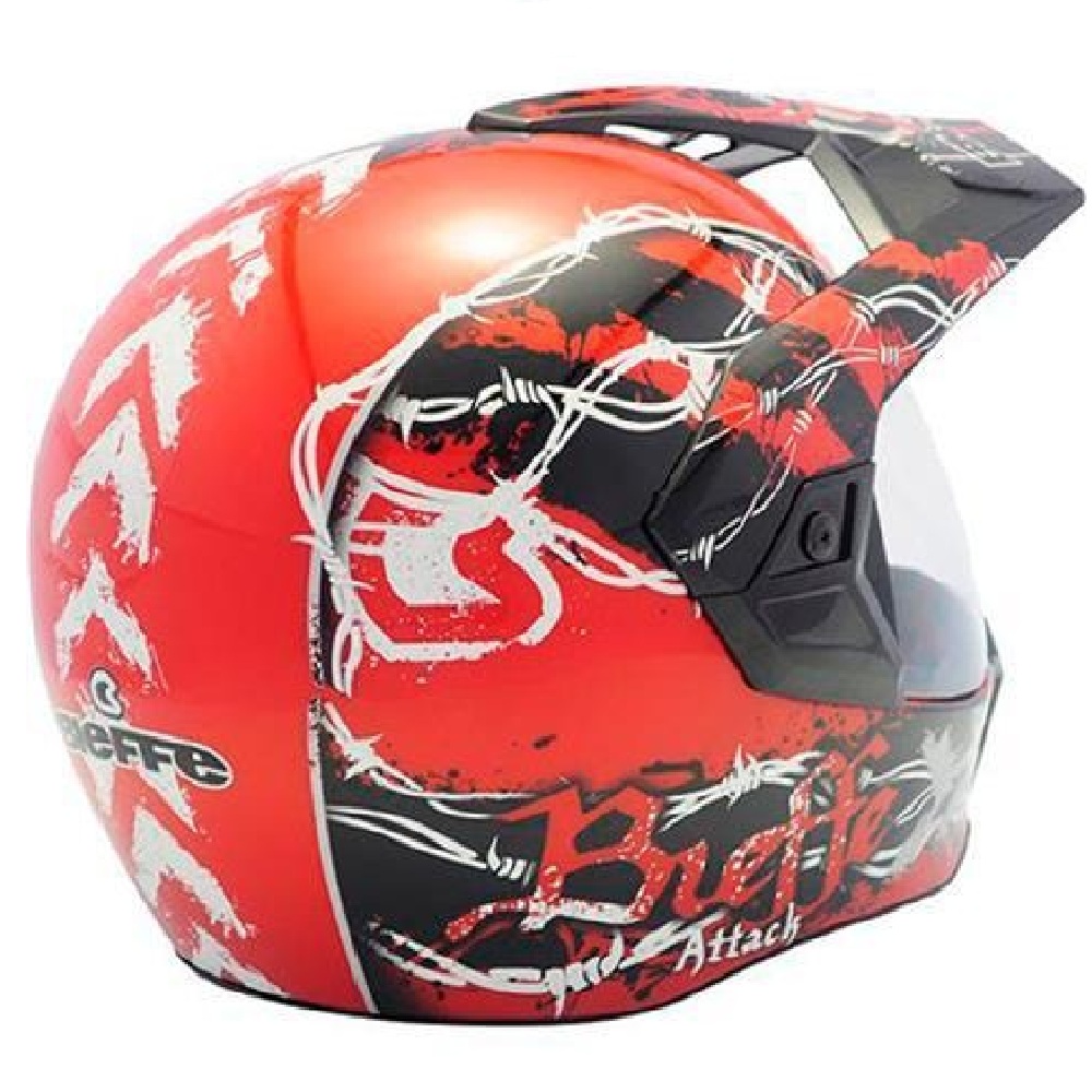Capacete Bieffe 3 Sport Attack Vermelho/Preto